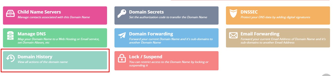 How to View Domain Action History? – Knowledge Base Articles Guide for ...