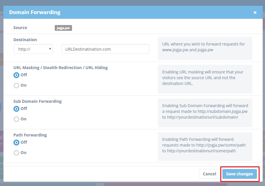 How to Use Free Domain Forwarding? – Knowledge Base Articles Guide for Liqu.id Software ...